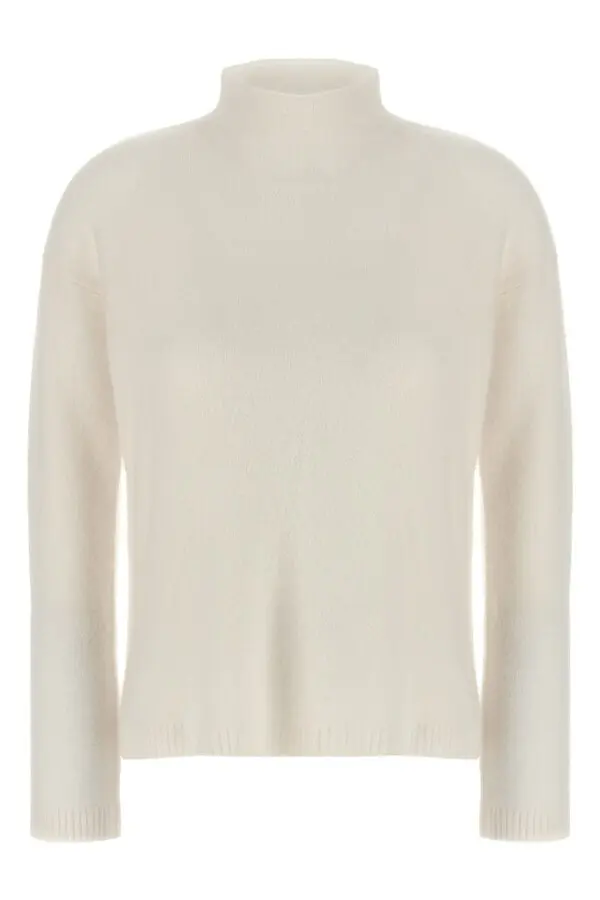 Max Mara Orlaya Stretch Cashmere Sweater - White