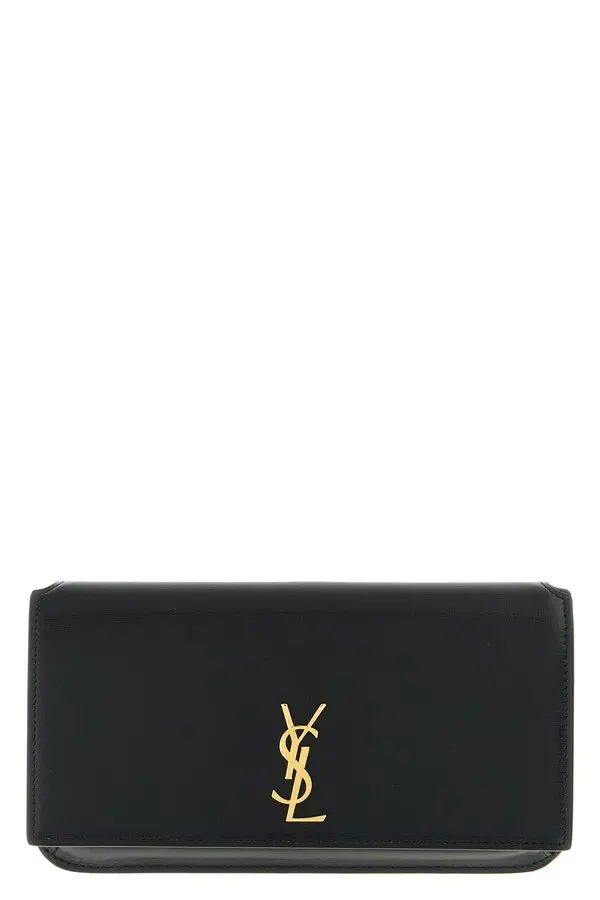 Saint Laurent Cassandre' Smartphone Holder - Black