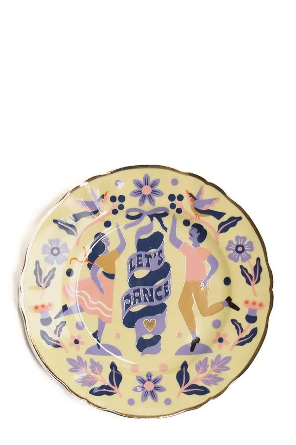 BITOSSI Let's Dance' Plate ⌀ 16 Cm