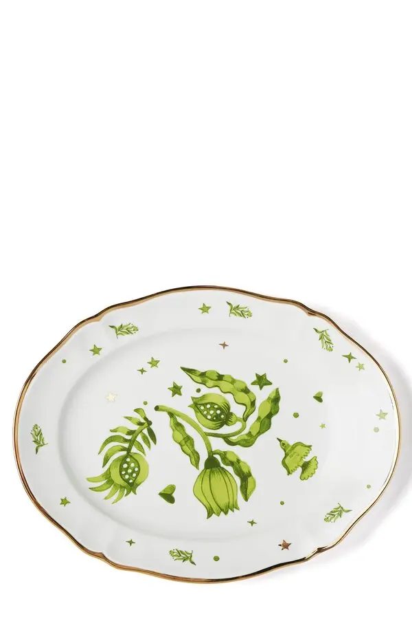 BITOSSI Floral Oval Tray ⌀ 34 Cm