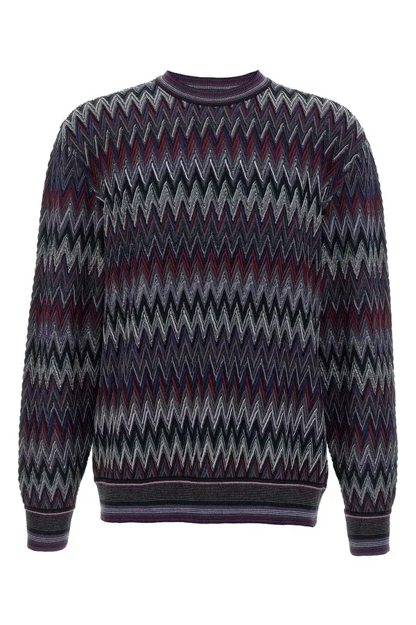 Missoni Zigzag Pattern Wool Sweater