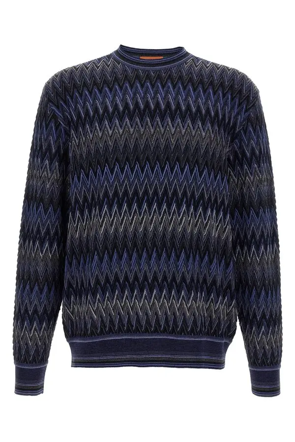 Missoni Zigzag Pattern Wool Sweater