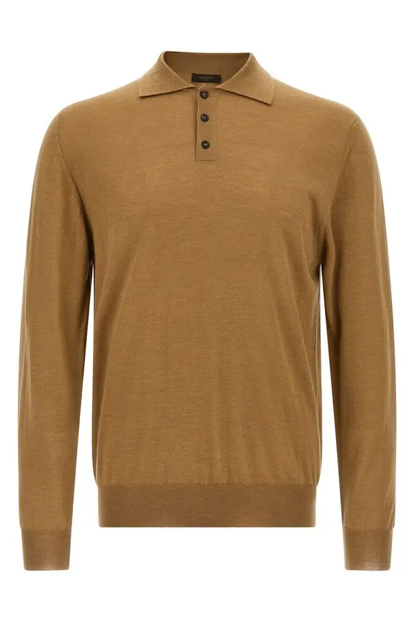 ZANONE Virgin Wool Polo Shirt