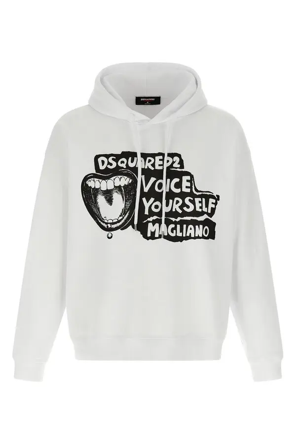 Dsquared2 Magliano X Capsule Hoodie - White/black