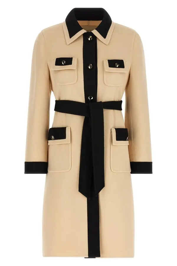 Valentino Garavani Wool Coat - Beige