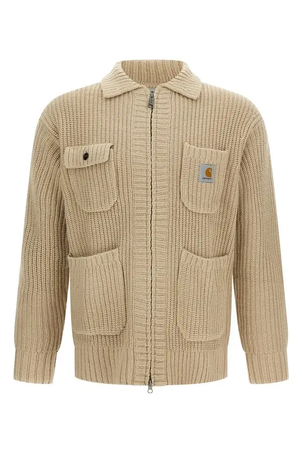 Carhartt Work In Progress Chore Cardigan - Beige