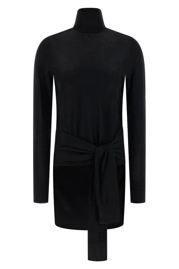 TOTEME Double-sleeve' Turtleneck Sweater - Black