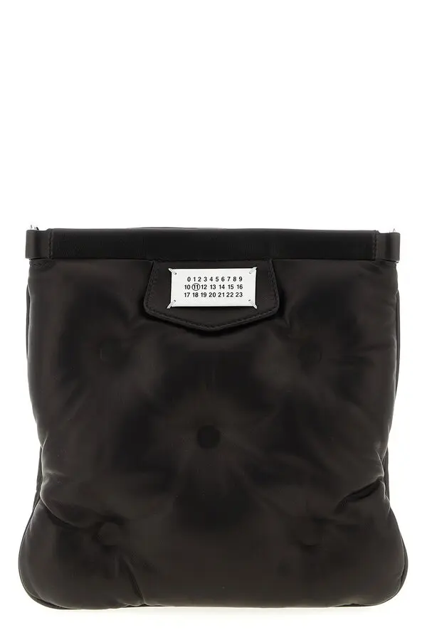 MAISON MARGIELA Glam Slam Flat Pocket Crossbody Bag - Black
