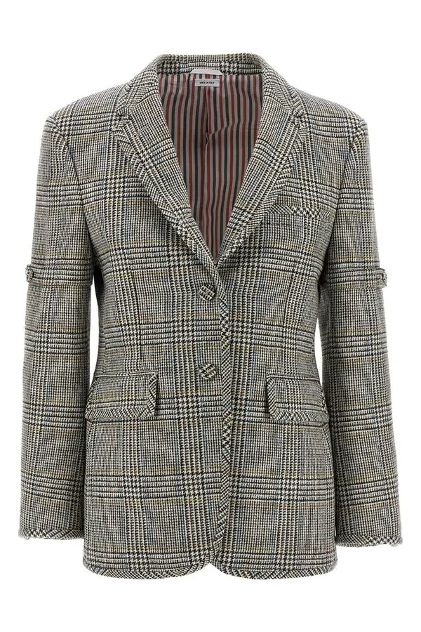 Thom Browne Prince Of Wales Blazer - Multi