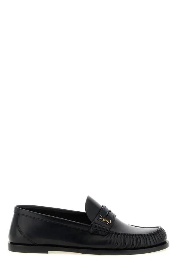 Saint Laurent Smooth Leather Loafers