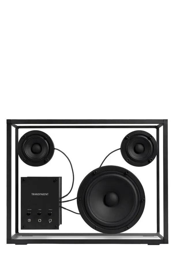 TRANSPARENT Speaker' Speaker - Black