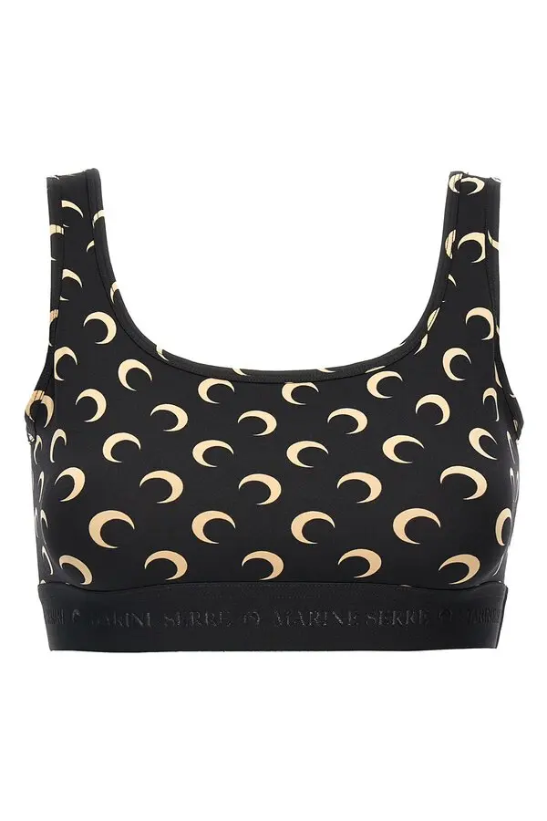 MARINE SERRE Moon Sporty Top - Black