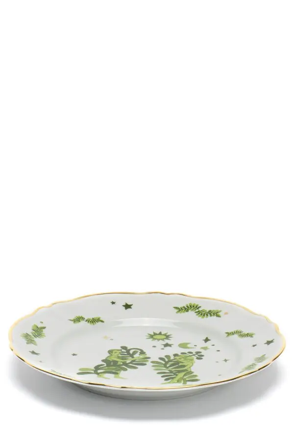 BITOSSI Floral Dinner Plate ⌀ 26,5 Cm - Green