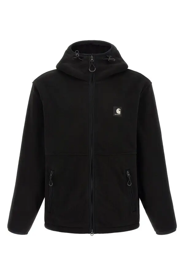 Carhartt Work In Progress Blevin Fleece Jacket With Hood - Black