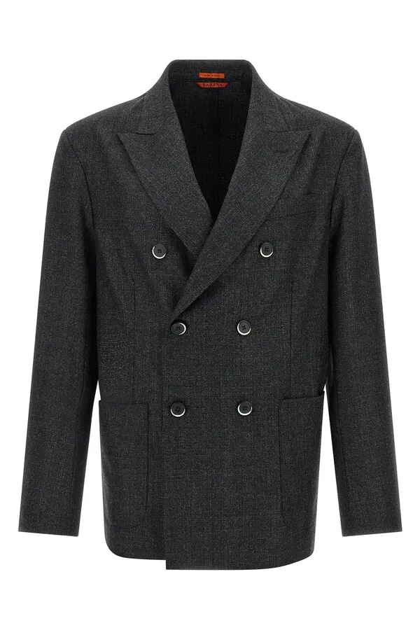 Barena Venezia Doria Virgin Wool Double-breasted Blazer Jacket