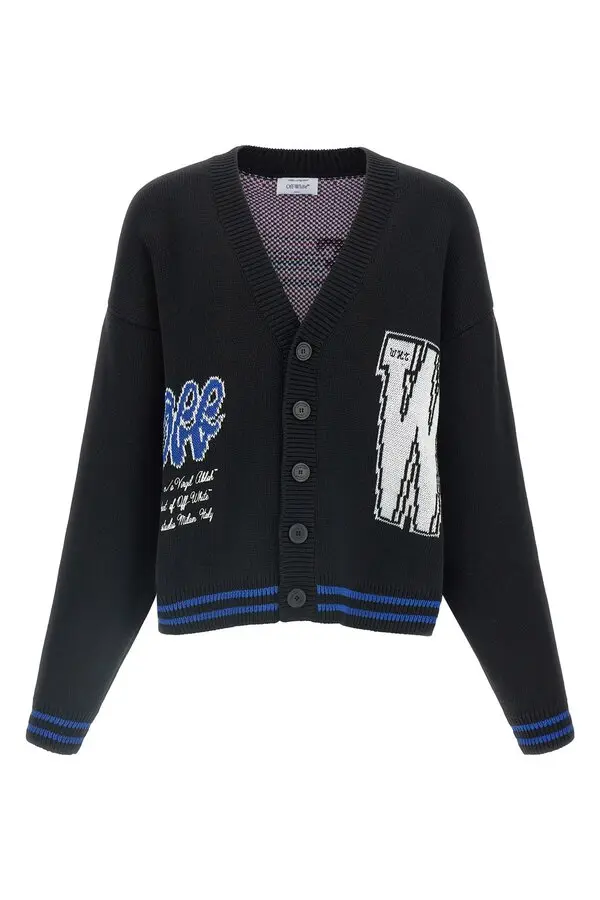 Off-White Glide Diag' Cardigan - Black