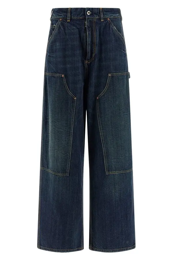 MAISON MARGIELA Cotton Denim Workwear Jeans