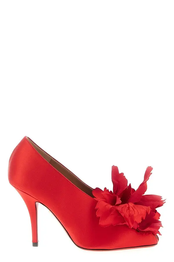 FERRAGAMO Galia Satin Pumps
