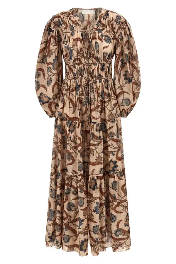 Zimmermann Ascension Tie Billow Maxi' Dress