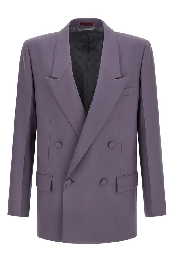 Gucci Double-breasted Wool Blazer