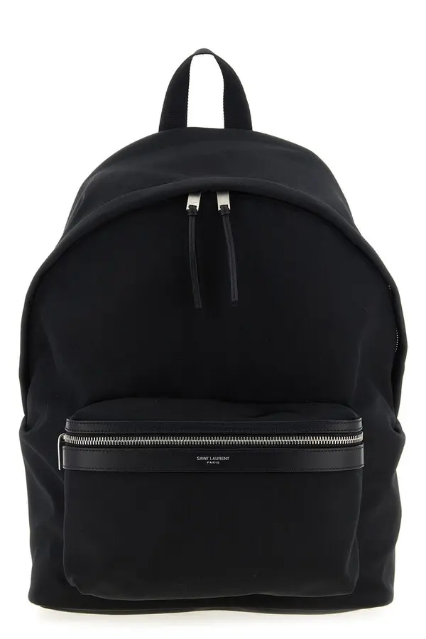 Saint Laurent Technical Fabric Rucksack - Black