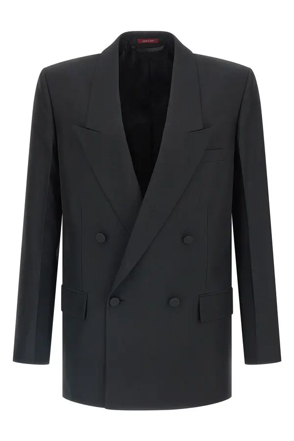 Gucci Double-breasted Technical Panama Blazer