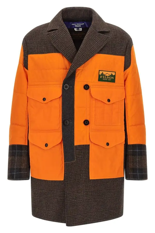 Junya Watanabe Filson X Patchwork Coat - Multi