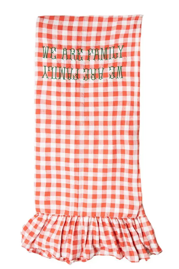 BITOSSI We Are A Family' Linen - Red