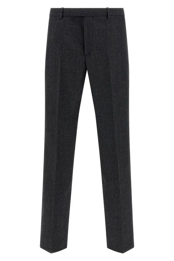 Gucci Wool Mouliné Tailored Trousers
