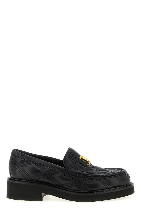 Valentino Garavani Quiltie Leather Loafers