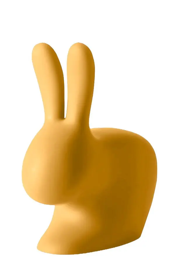 QEEBOO Rabbit Xs' Door Stop - Yellow