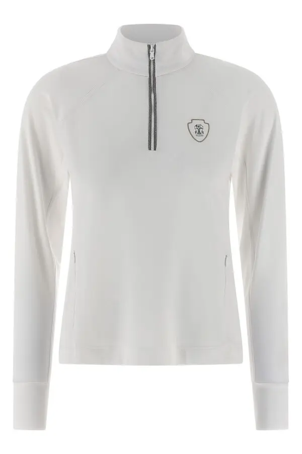 Brunello Cucinelli Precious Half Zip Sweater