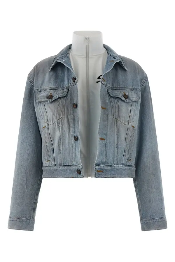 Balenciaga Double Layer Denim Jacket