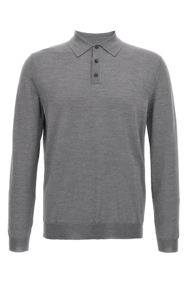 ZANONE Virgin Wool Polo Shirt