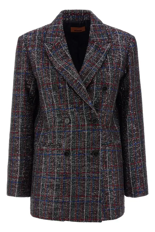 Missoni Sequin Tartan Blazer