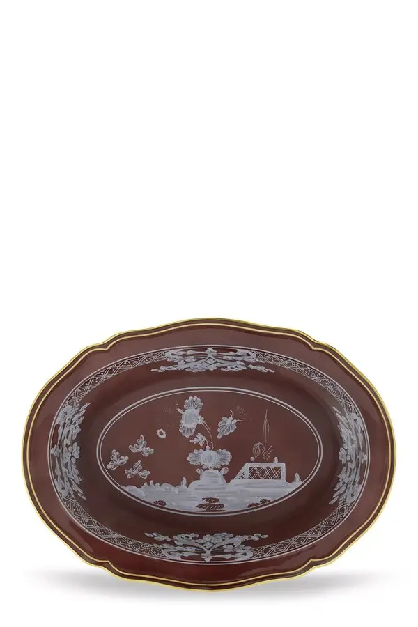 GINORI 1735 Oriente Italiano' Oval Bowl ⌀ 25.3 Cm