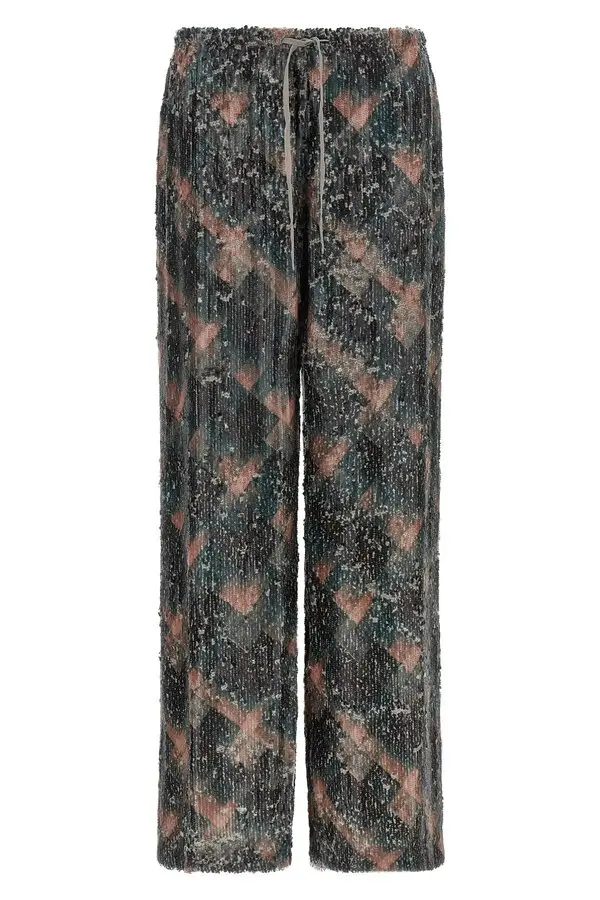 Dries Van Noten Puvis Sequined Viscose Pants - Multi