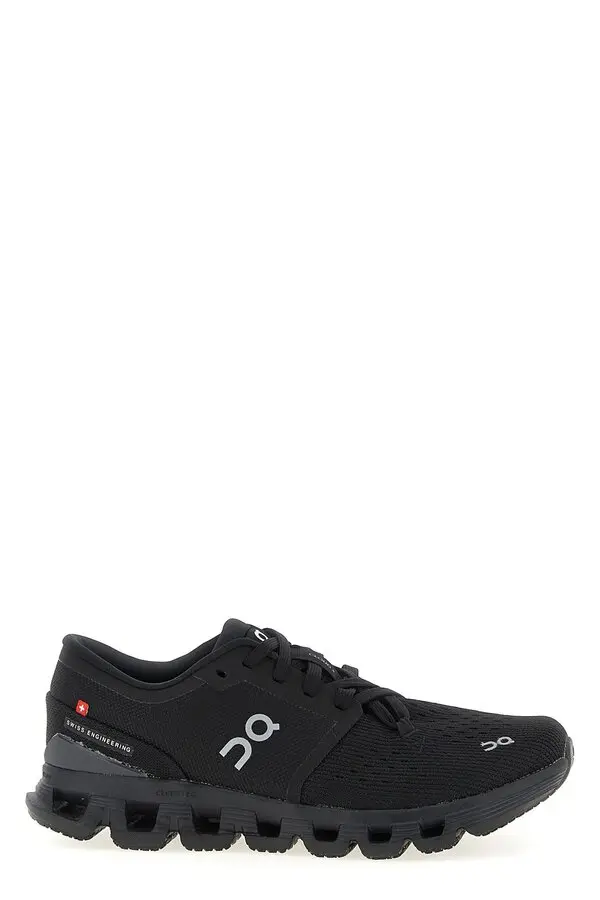 On X 4 Sneakers - Black