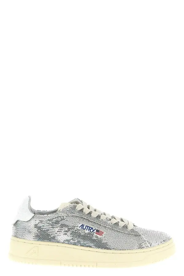 AUTRY Dallas' Capsule 'bloom' Sneakers - Silver