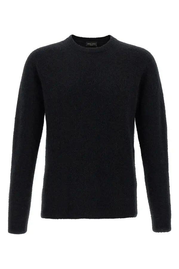 ROBERTO COLLINA Cashmere And Silk Blend Pullover - Black