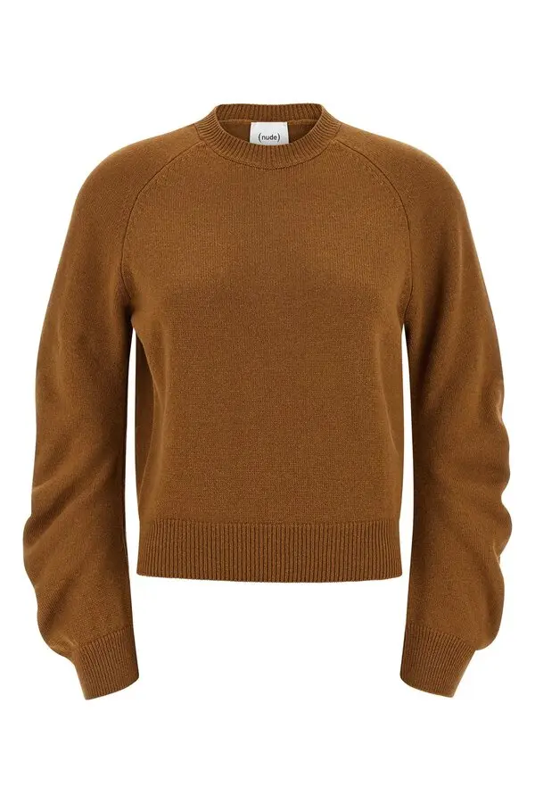 NUDE Curved Sleeve Sweater