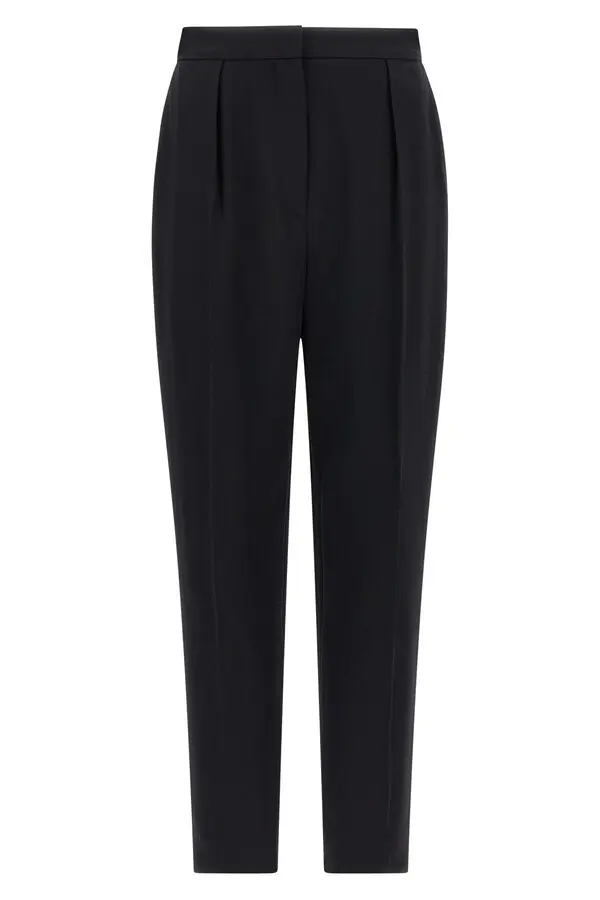 Balmain Grain De Poudre Wool Trousers