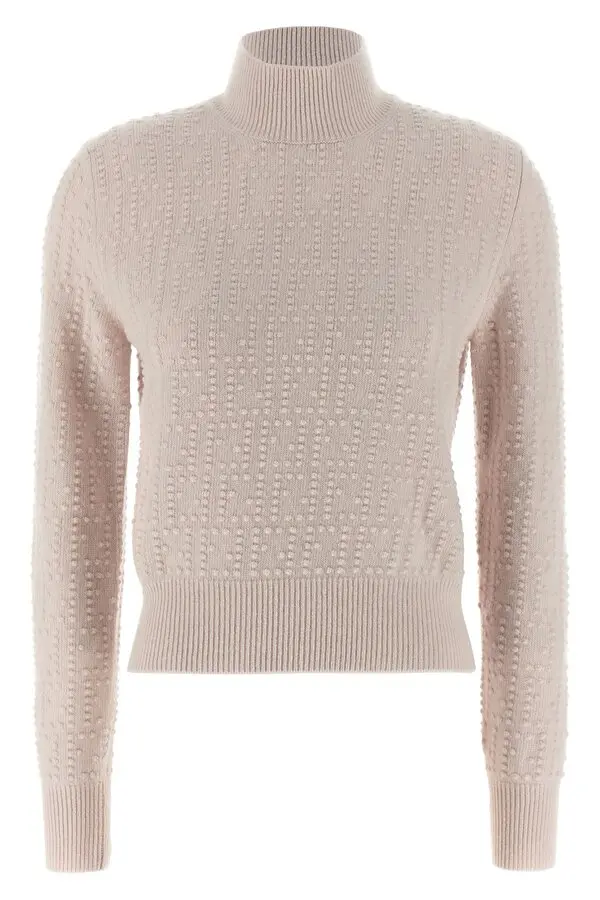 Fendi Pon Pon Wool And Cashmere Blend Sweater