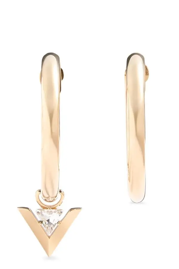 Valentino Garavani Je Les V' Hoop Earrings - Gold