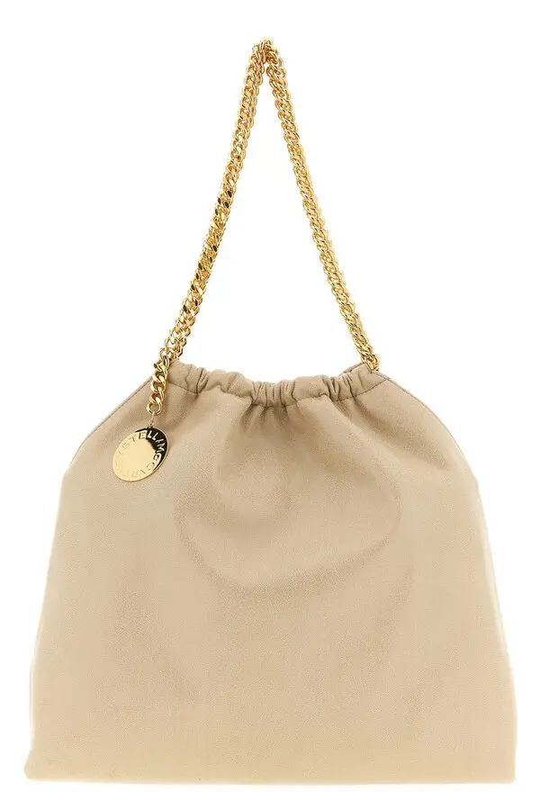 Stella McCartney Falabella Drawstring Shoulder Bag - Beige