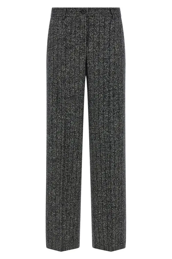 Dolce & Gabbana Striped Wool Trousers