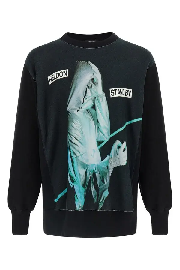 Undercover Brushed Cotton Sweatshirt - Black
