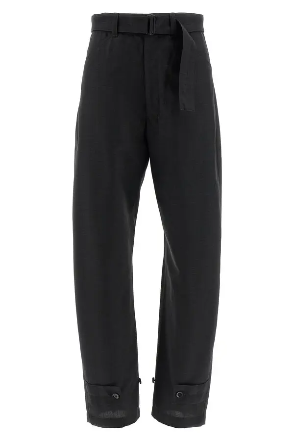LEMAIRE Curved Tailored' Pants - Black