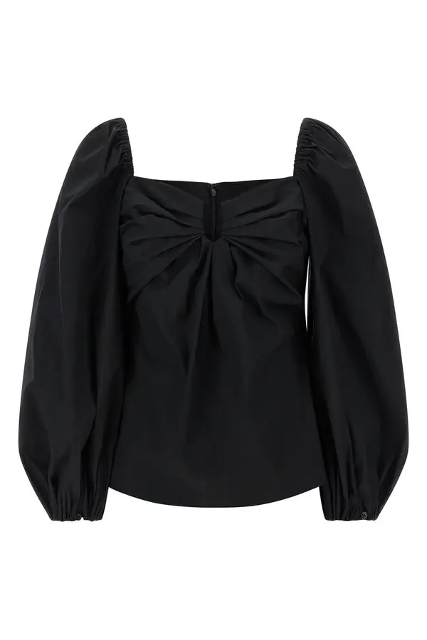 Carolina Herrera Puff Sleeve Top