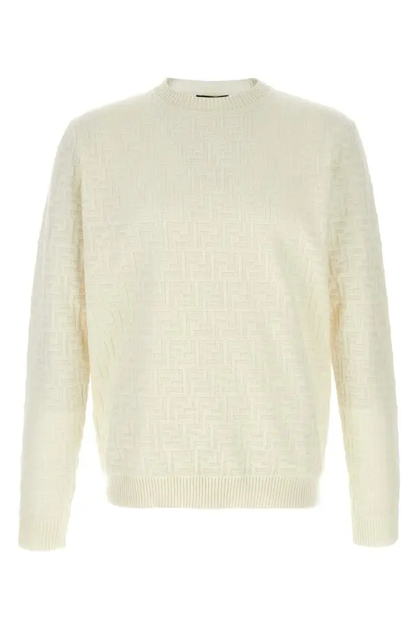 Fendi Zucca' Sweater - White